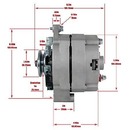Rareelectrical NEW ALTERNATOR COMPATIBLE WITH TELEDYNE CONTINENTAL ENGINE F4 F6 YA 1979-1980 ...