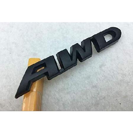 V6 + AWD Emblems Badges, 2PCS Four-Wheel Drive Badges, 3D Metal Car ...
