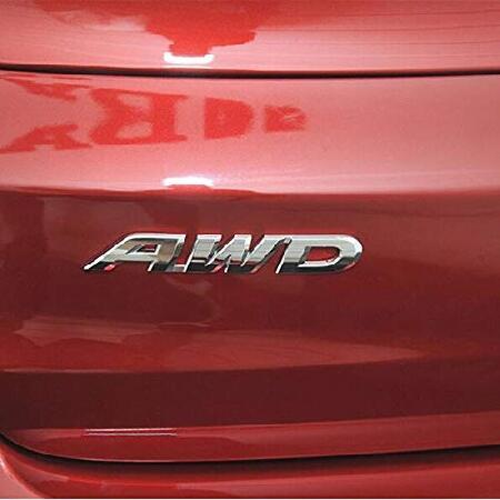 V6 + AWD Emblems Badges, 2PCS Four-Wheel Drive Badges, 3D Metal Car ...