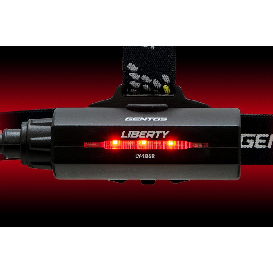 GENTOS リバティ186 ヘッドライト充電 高出力タイプ ジェントス LY-186R : インプリンクショップ・ヤフー店 - 通販 - Yahoo!ショッピング