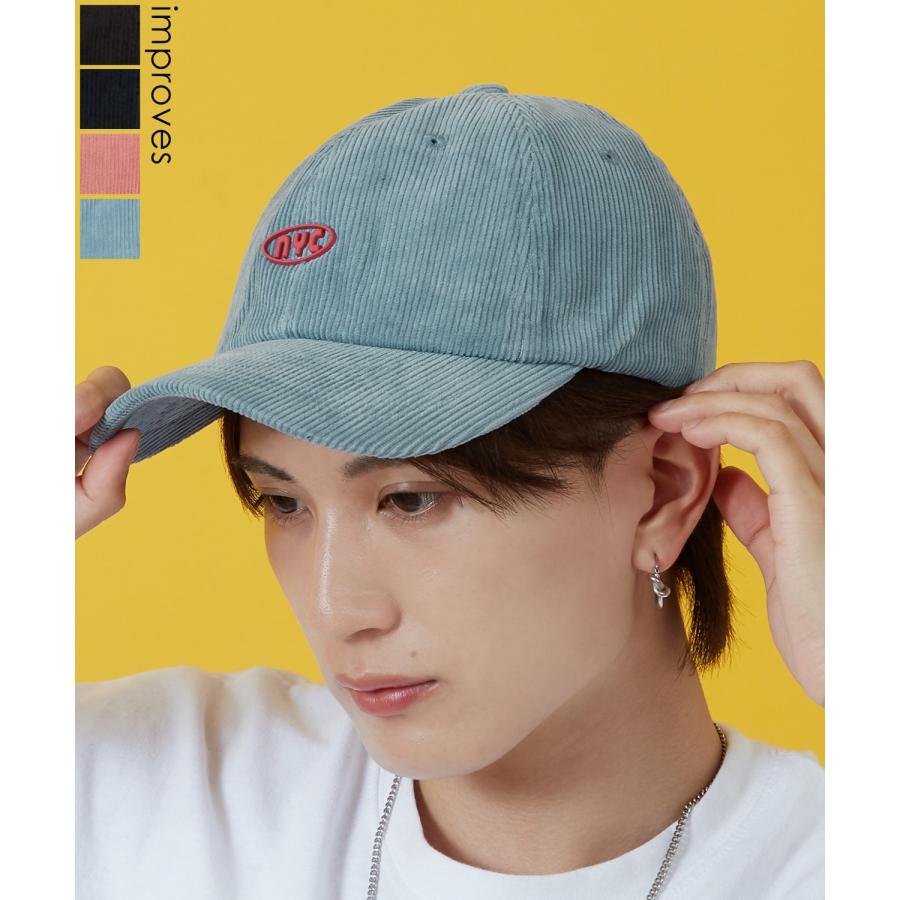 improves キャップ メンズ レディース コーデュロイ ロゴ 刺繍 ストリート スケーター アメカジ 古着MIX 韓国ファッション Y2K : improves インプローブス - 通販 ...