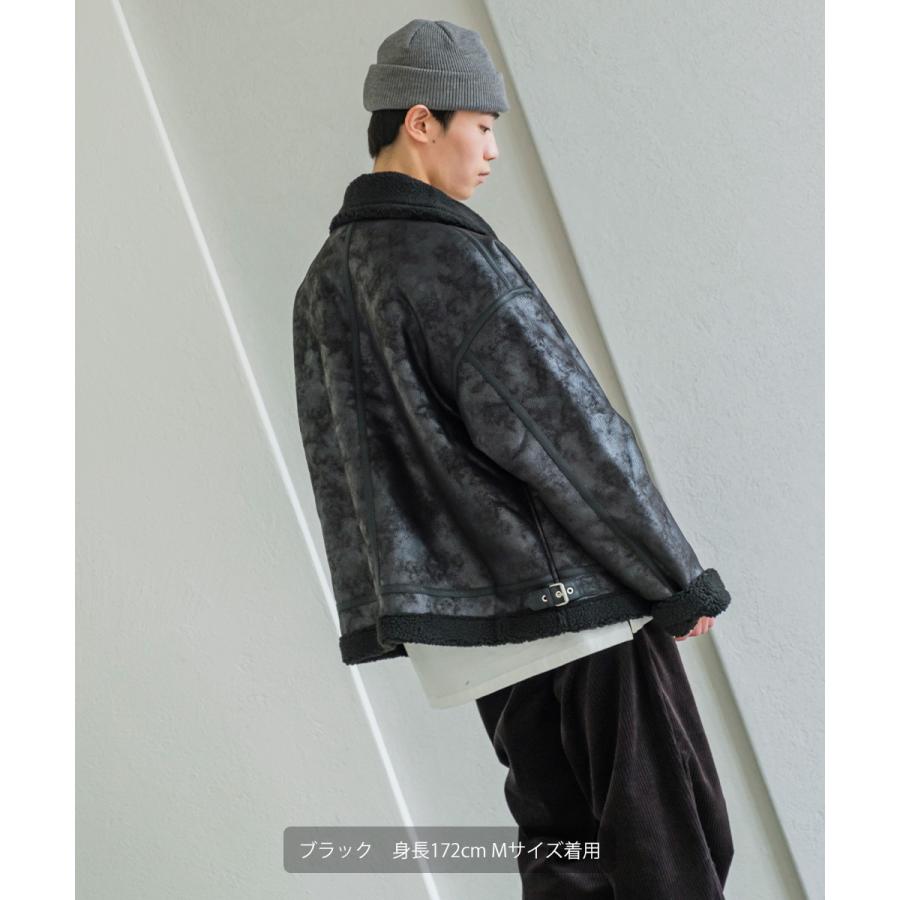 improves ムートンB-3フライトジャケット メンズ フェイク improves ムートンB-3フライトジャケット メンズ フェイク