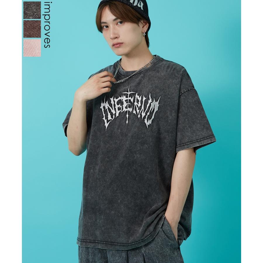 improves Tシャツ メンズ ウォシュド加工 ピグメント加工 パーカー スウェット アメカジ カジュアル スケーター ストリート 古着MIX 韓国 : improves インプローブス ...