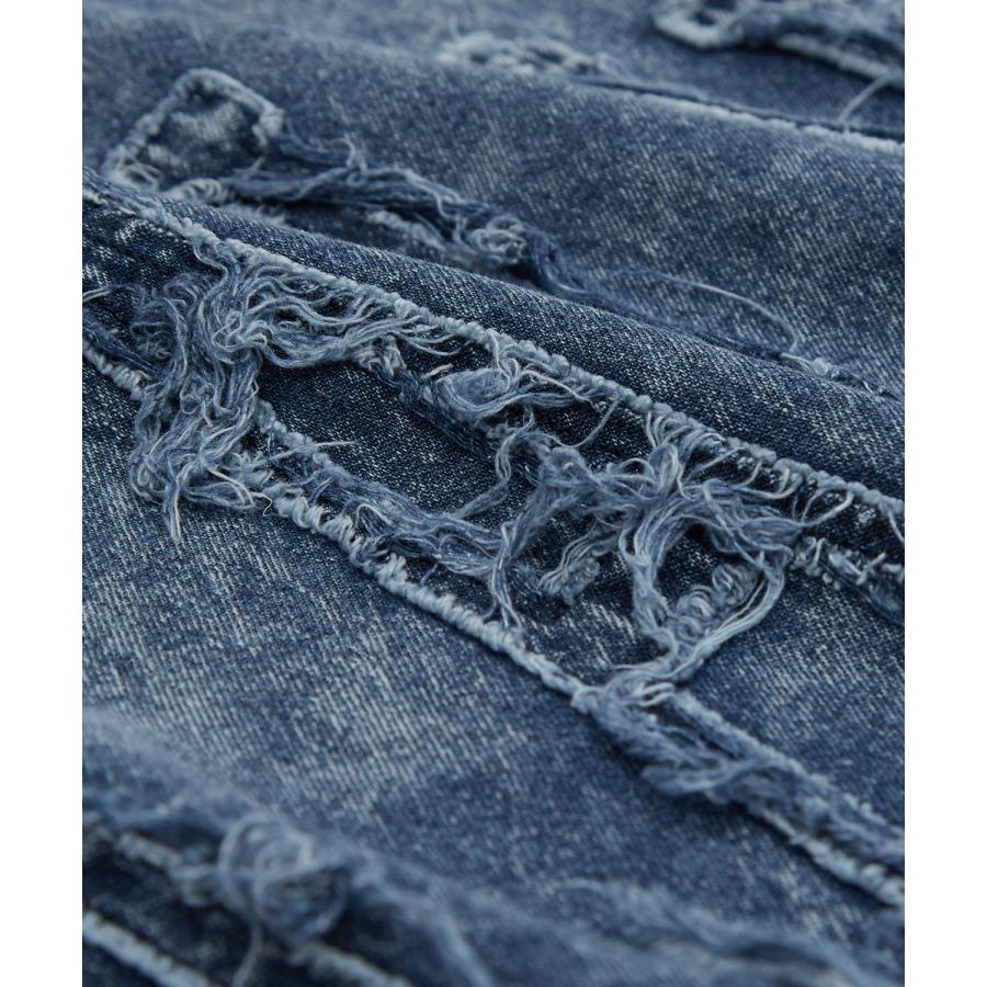 improves Tシャツ メンズ ウォシュド加工 ピグメント加工 デニム パーカー スウェット アメカジ カジュアル スケーター ストリート 古着MIX 韓国 : improves インプ ...