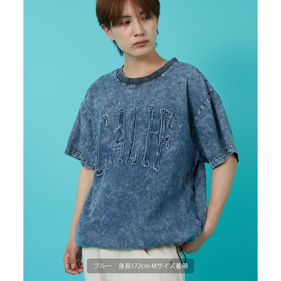 improves Tシャツ メンズ ウォシュド加工 ピグメント加工 デニム パーカー スウェット アメカジ カジュアル スケーター ストリート 古着MIX 韓国 : improves インプ ...