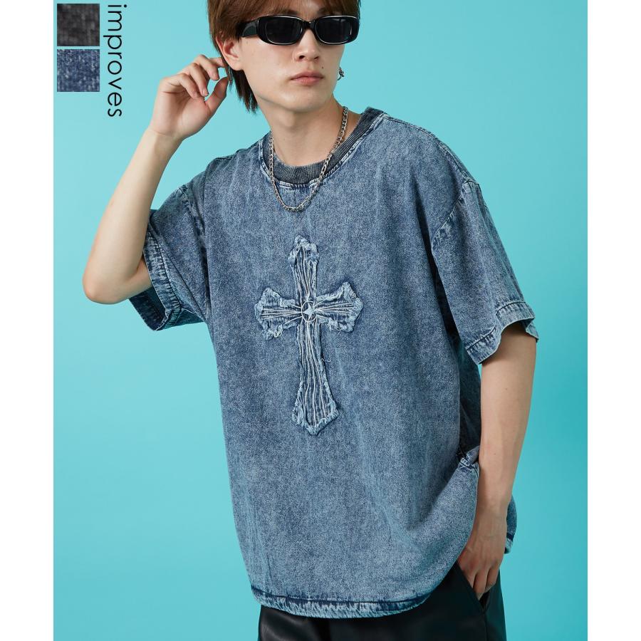 improves Tシャツ メンズ 90s 90年代 デニム パーカー スウェット 西海岸 アメカジ カジュアル スケーター ストリート 古着MIX 韓国 : improves インプローブス ...