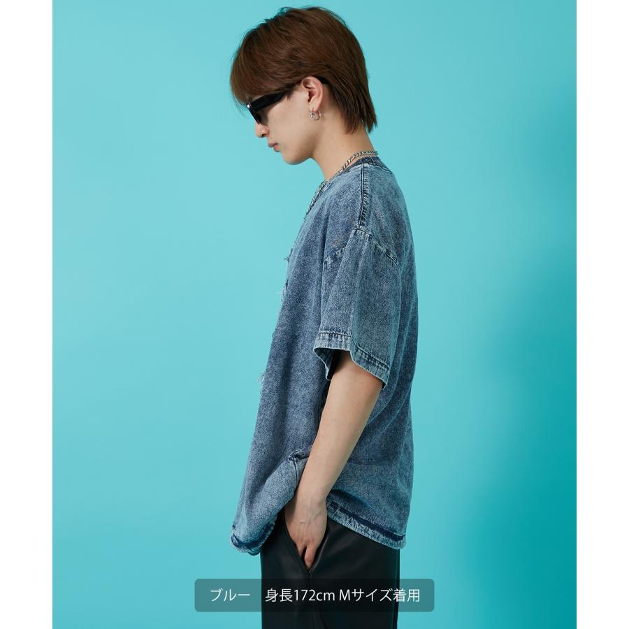 improves Tシャツ メンズ 90s 90年代 デニム パーカー スウェット 西海岸 アメカジ カジュアル スケーター ストリート 古着MIX 韓国 : improves インプローブス ...