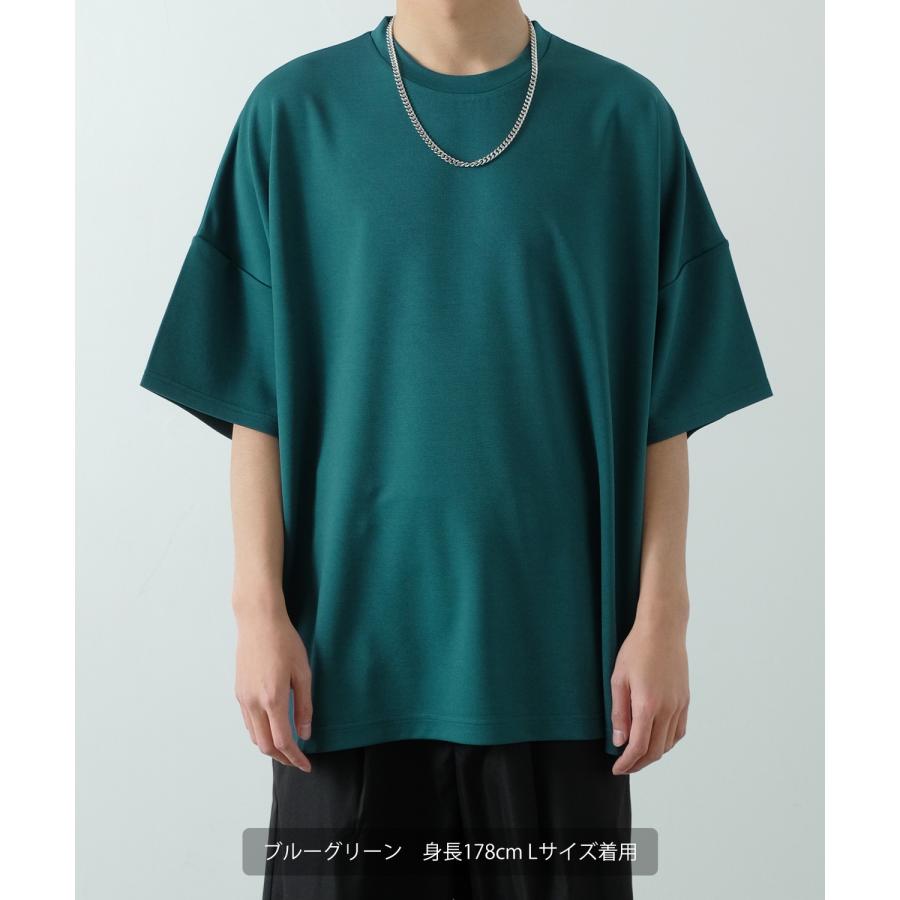 improves 半袖Tシャツ メンズ NULL ヌル ポンチ ドルマンスリーブ カットソー ビッグ オーバーサイズ きれいめ カジュアル シンプル ノームコア ナチュラル モード 韓国 ...