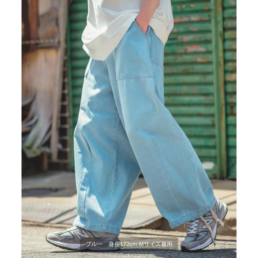 improves デニムパンツ メンズ UAU ワオ バルーン ワイドパンツ improves デニムパンツ メンズ UAU ワオ バルーン ワイドパンツ
