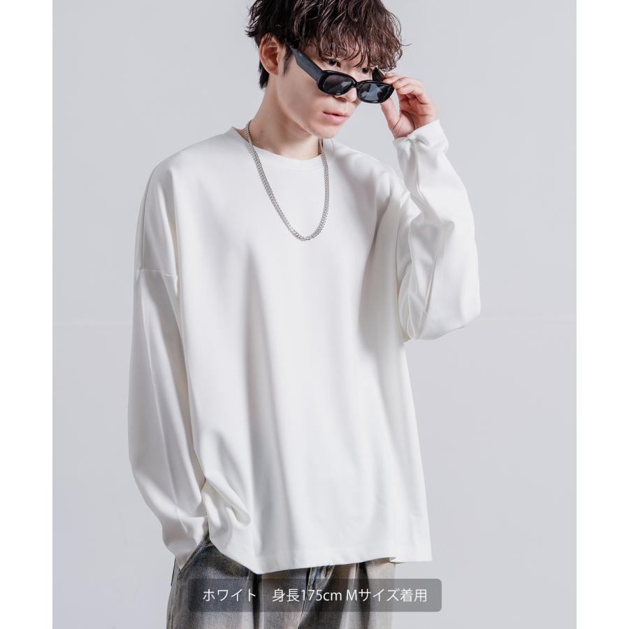 improves 長袖Tシャツ メンズ NULL ヌル ポンチ ドルマンスリーブ バックプリント カットソー ビッグサイズ オーバーサイズ 大きめ カジュアル ナチュラル モード 韓国 ...