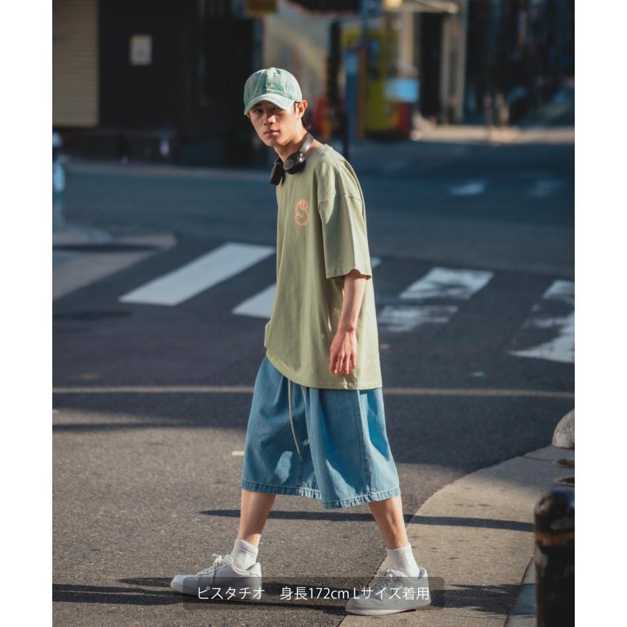 improves 半袖Tシャツ メンズ SIDEWAY STANCE サイドウェイスタンス オリジナルプリント グラフィック カットソー もふもふ ロゴ オーバーサイズ 大きめ ...