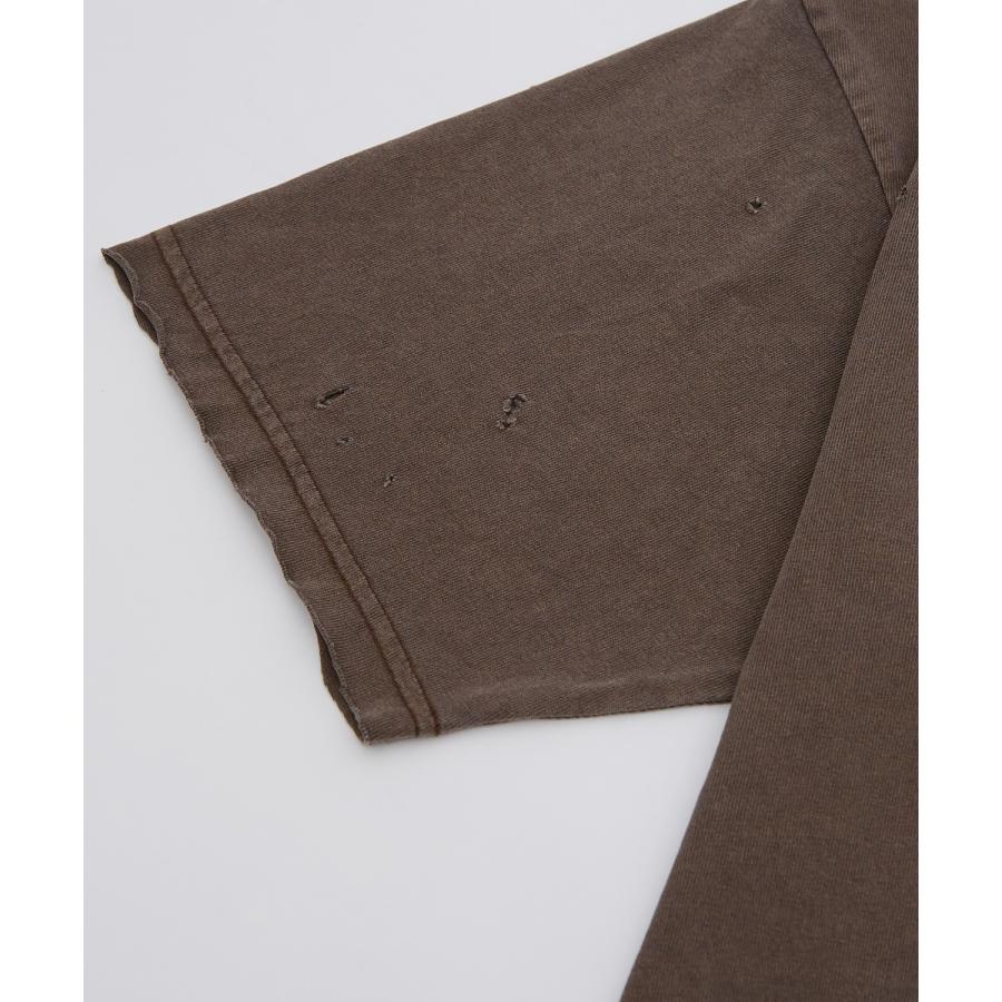 improves Tシャツ メンズ SIDEWAY STANCE サイドウェイスタンス 半袖 カットソー ダメージ ロゴ 刺しゅう グランジ アメカジ カジュアル Y2K ストリート 古着 ...