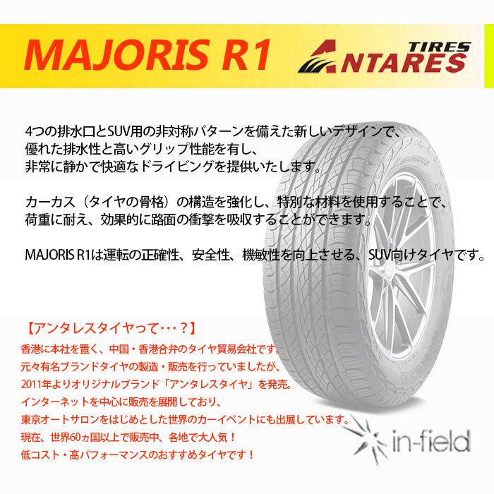 ANTARES 235/55R20 105H XL ANTARES/アンタレス MAJORIS R1 サマータイヤ タイヤ 新品 1本 ...
