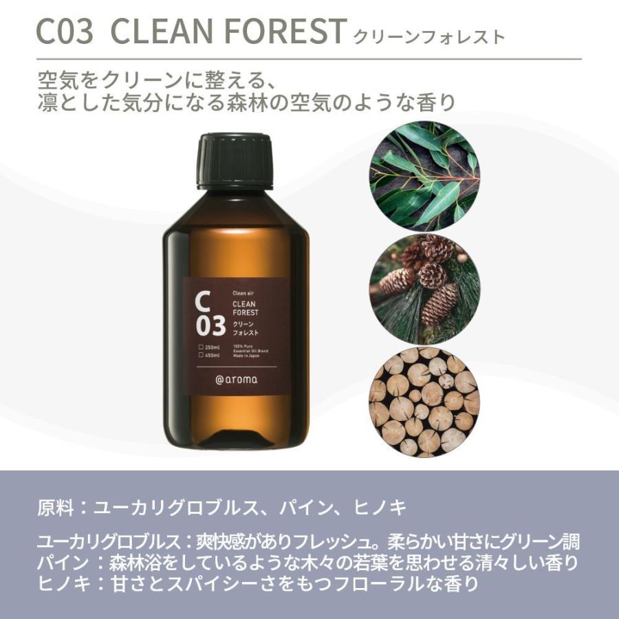 アットアロマ クリーンエアー エッセンシャルオイル 精油 250ml C01 C02 C03 C04 C05 C09 C10 : INSTORE インストア - 通販 - Yahoo!ショッピング