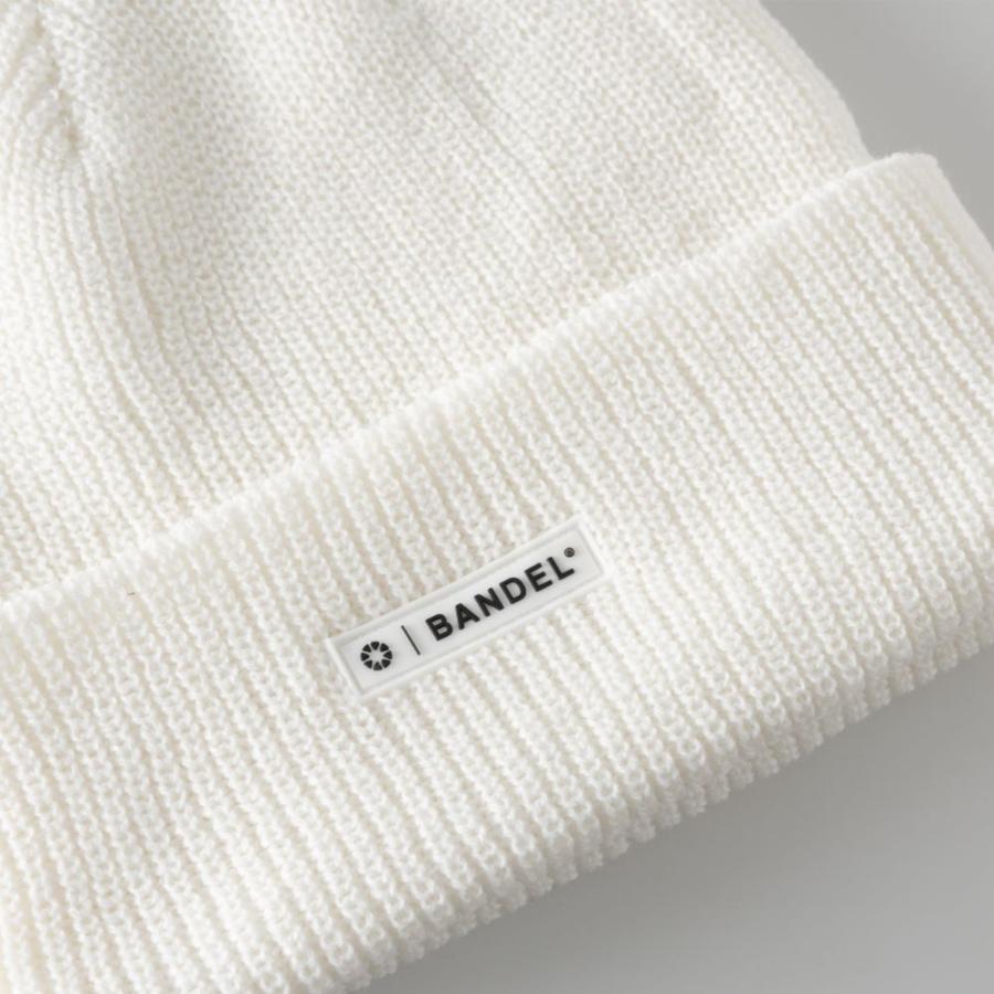 BANDEL バンデル ビーニー ニット帽 ブラック ホワイト 黒 白 シリコンワッペン BANDEL LOGO BEANIE BG-LGBN : banbglgbn : INSTORE イン ...
