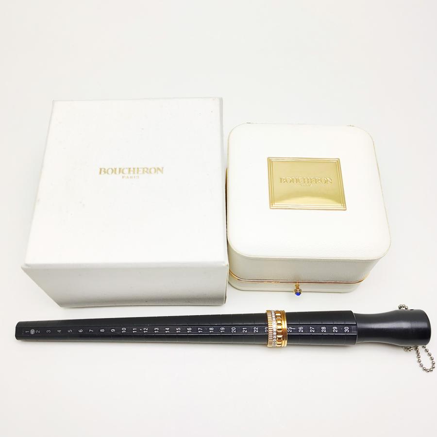 【中古品】 ブシュロン キャトル ラディアント リング ラージ 65 約24号 18K ダイヤモンド JRG01987 :BOUCH:稲毛質店 ...