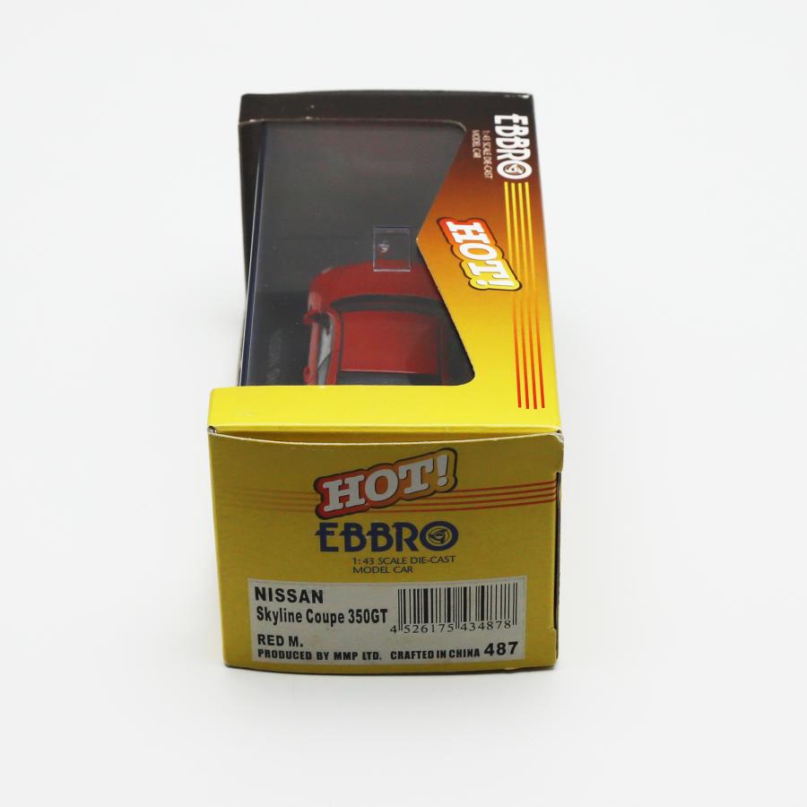 中古品 EBBRO NISSANN Skyline Coupe 350GT RED M. エブロ 日産 モデルカー 487 :EBBRO3:稲毛質店 ヤフー店 - 通販 - Yahoo!ショッピング