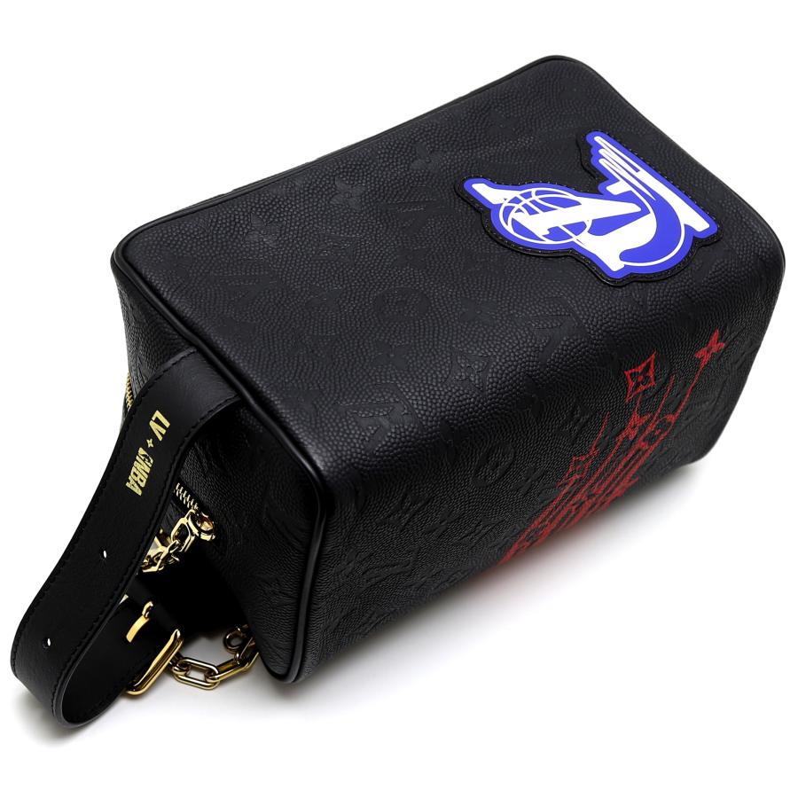 LOUIS VUITTON 中古品 ルイヴィトン クローク・ドップキット モノグラム LV×NBA コラボレーション ブラック ゴールド金具 M58515 : 稲毛質店 ヤフー店 - 通販 ...