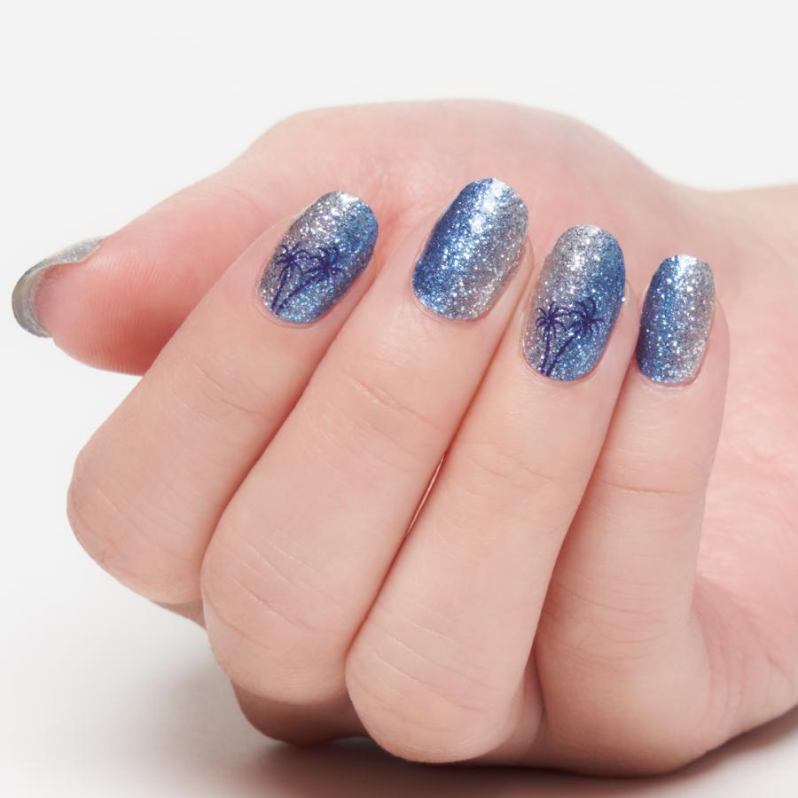 ネイルシール 貼るだけ 簡単 インココ ラメ マニキュア ブルー フット 貼る ネイル ペディキュア セルフ 簡単 貼るだけ 足 キラキラ : fdg466 : INCOCO(インココ ...