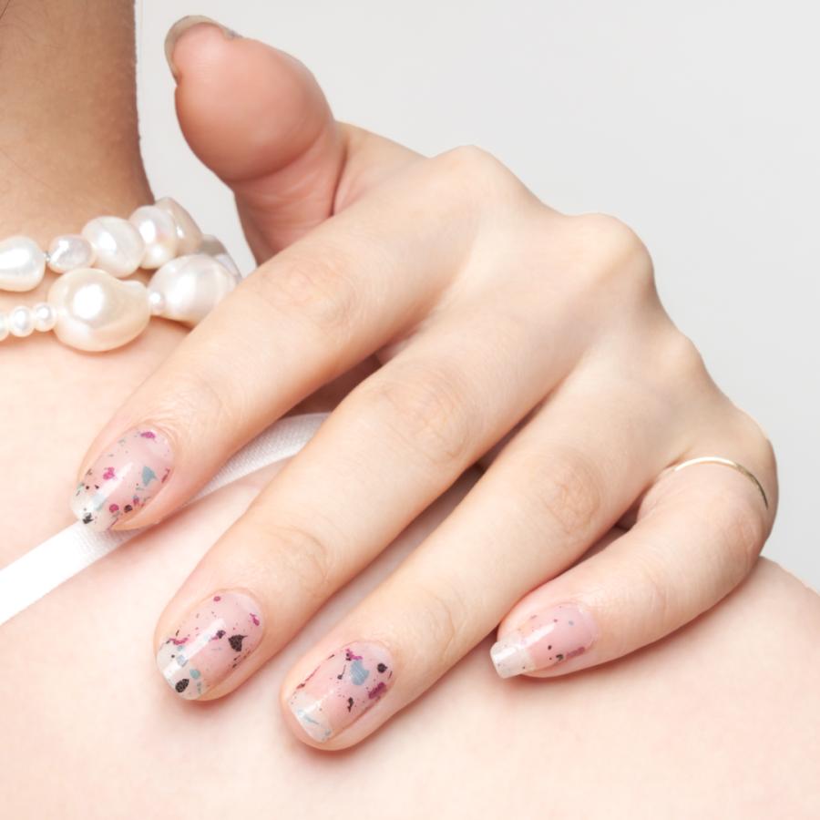 INCOCO ネイルシール 貼るだけ 簡単 インココ マニキュア クリア フット 貼る ネイル ペディキュア セルフ 足 : INCOCO ...