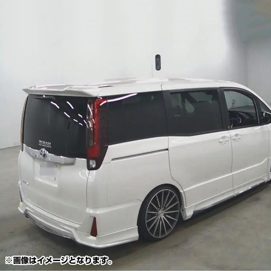 80 ノア ヴォクシー エスクアイア ZRR80 ZRW 80/85 系 リア ルーフ ゲート スポイラー 白 未塗装 エスクァイア ウイング ABS製 : 10253074 ...