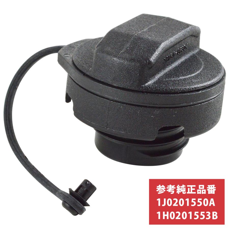 VW ワーゲン 燃料 フューエル キャップ ストラップ付 (ポロ 6N 9N 6R) (トゥアレグ 7L) (パサート 3A 3B) 1J0201550A : 50003868 ...