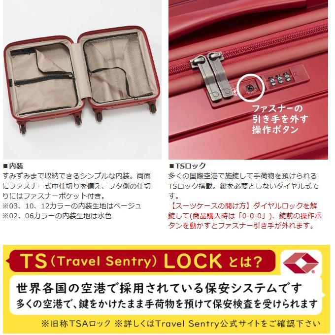 ProtecA エース プロテカ スタリアCXR 02351 ＊37リットル 機内持ち込み対応サイズ 2泊〜3泊程度のご旅行用スーツケース ...
