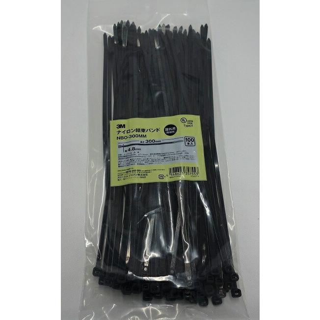3M ナイロン結束バンド 屋外用 幅4.8mmX長さ300mm 100本入 黒 NBO-300MM : incs インクス Yahoo!店 - 通販 - Yahoo!ショッピング