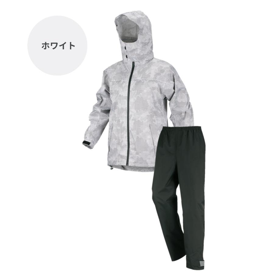 カジメイク PIRARUCU ピラルク レインシェイカー 上下セット 7580 ホワイト／マッシュルーム／ブラック M／L／LL／3L : incs インクス Yahoo!店 - 通販 ...