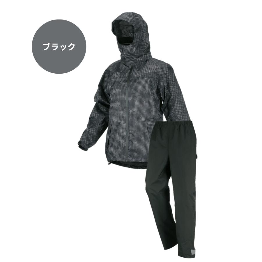 カジメイク PIRARUCU ピラルク レインシェイカー 上下セット 7580 ホワイト／マッシュルーム／ブラック M／L／LL／3L : incs インクス Yahoo!店 - 通販 ...