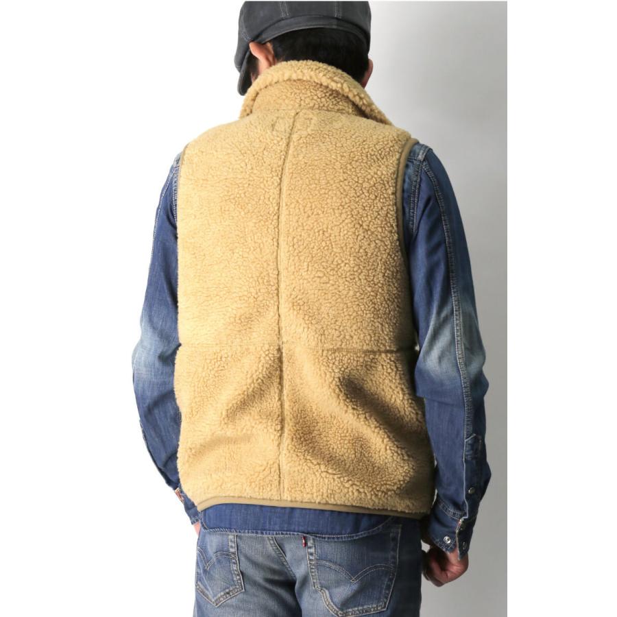 Schott N.Y.C (ショット) レザー ポケット パイル ベスト ボア Schott N.Y.C (ショット) レザー ポケット パイル ベスト ボア