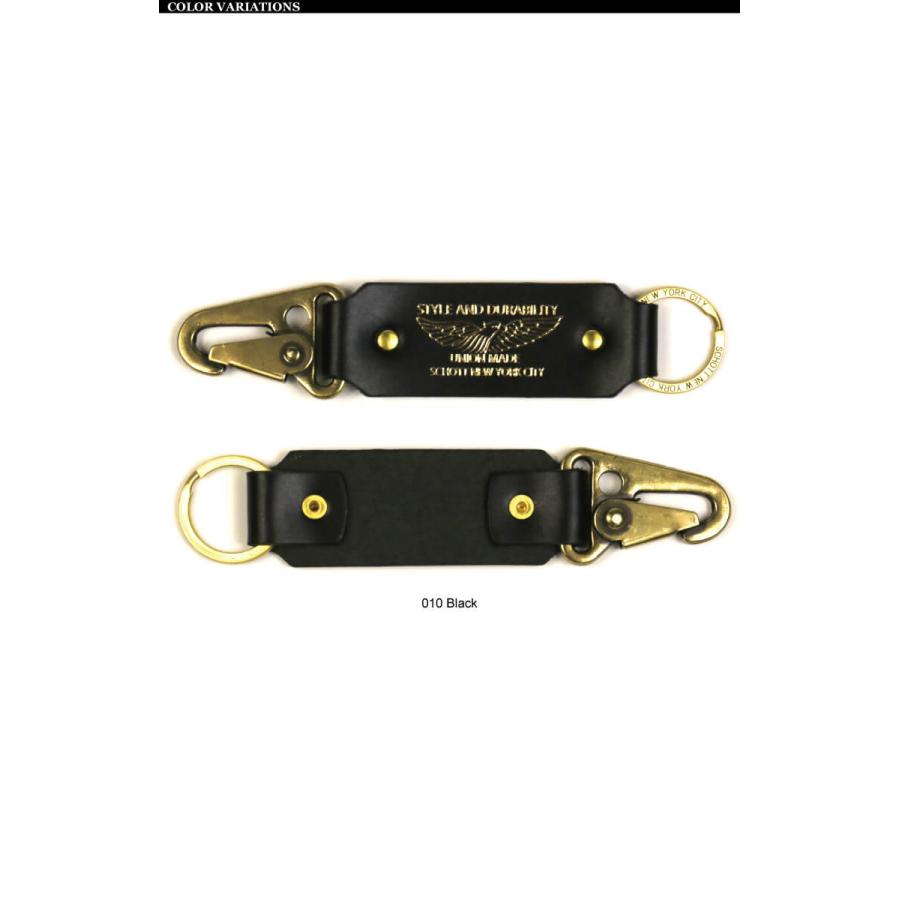 Schott N.Y.C (ショット) MILITARY HOOK ミリタリー ホック キーホルダー アクセサリー メンズ レディース ...