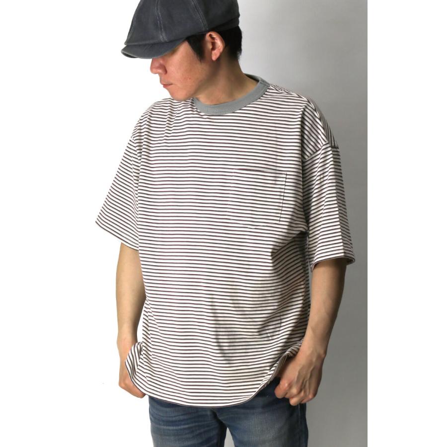 Healthknit (ヘルスニット) ラインソックス柄 ボーダー クルーネック 半袖 Tシャツ パックT カットソー メンズ レディース : Indeeg - 通販 - Yahoo!ショッピング