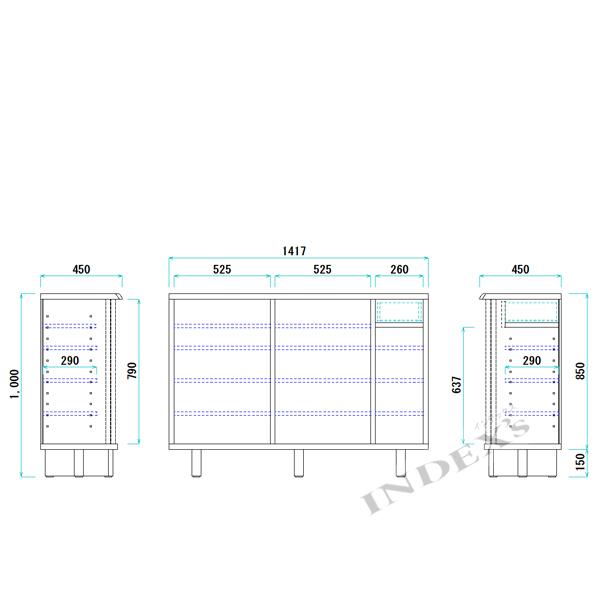 下駄箱 完成品 142 シューズボックス おしゃれ 収納 靴箱 北欧モダン 木製 ナチュラル : 家具 インテリア 通販のINDEX’S ...