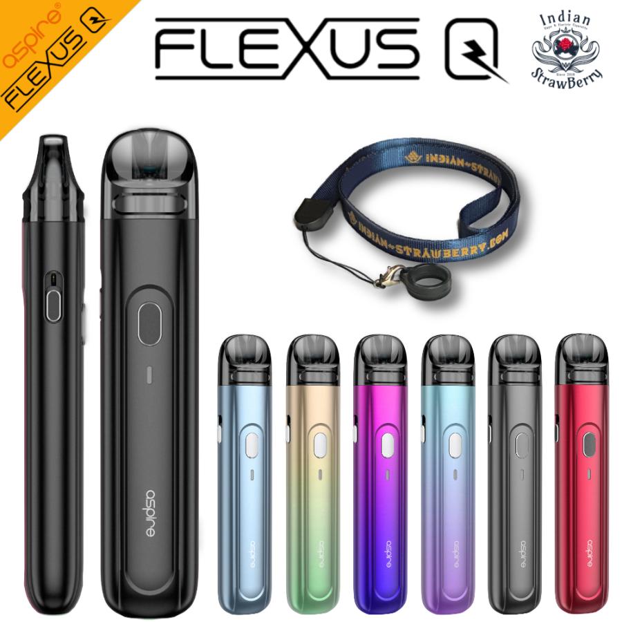 Aspire Flexus Q Pod Kit 700mAh ネックストラップ付き : Indian Strawberry - 通販 ...