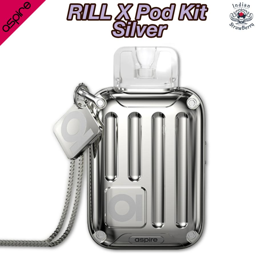 Aspire Riil X Pod Kit 700mAh Silver アスパイア リール エックス : Indian Strawberry ...