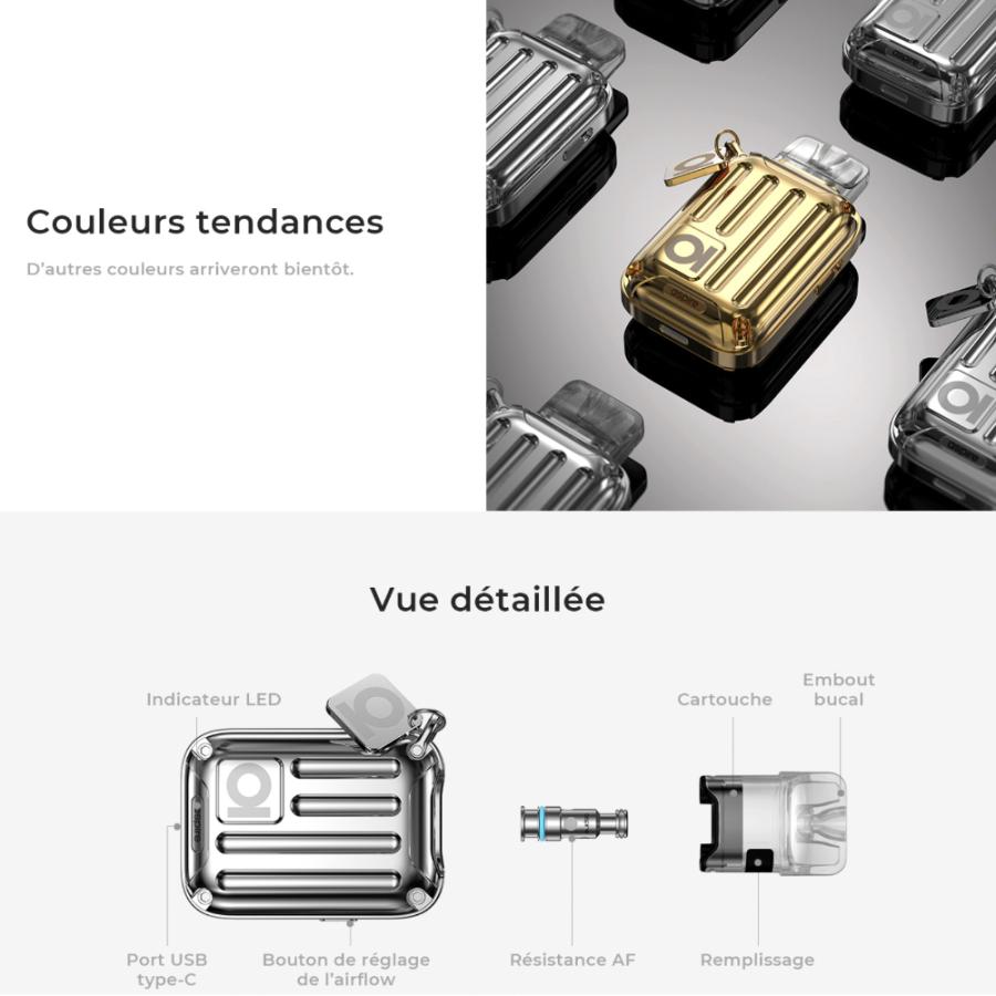 Aspire Riil X Pod Kit 700mAh Silver アスパイア リール エックス : Indian Strawberry ...