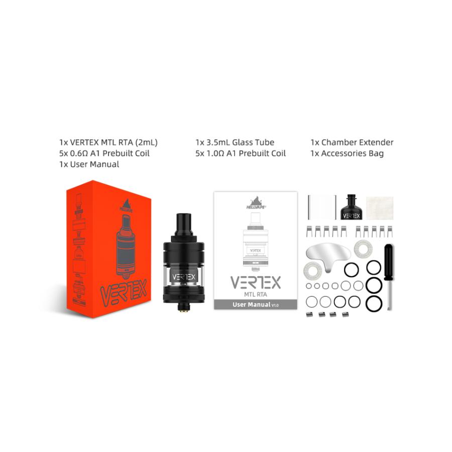 HELLVAPE VERTEX MTL RTA バーテックス アトマイザー : Indian Strawberry - 通販 - Yahoo ...