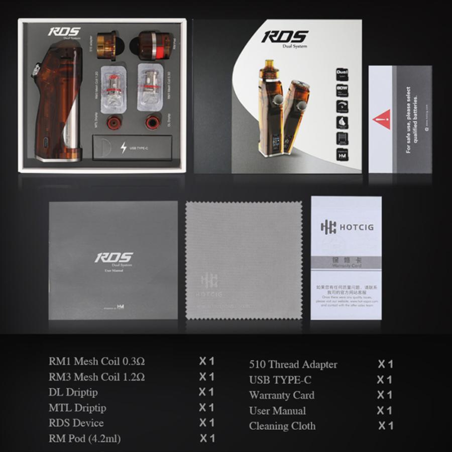 HOTCIG RDS 80W TC POD KIT 【510スレッドにも対応！】 : Indian Strawberry - 通販 ...