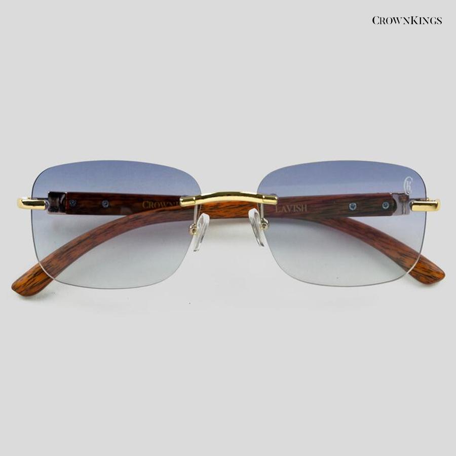 【30%OFF】CROWN KINGS クラウンキングス サングラス ブルー フレームレス フチ無し : INDOOR CLASS - 通販 ...
