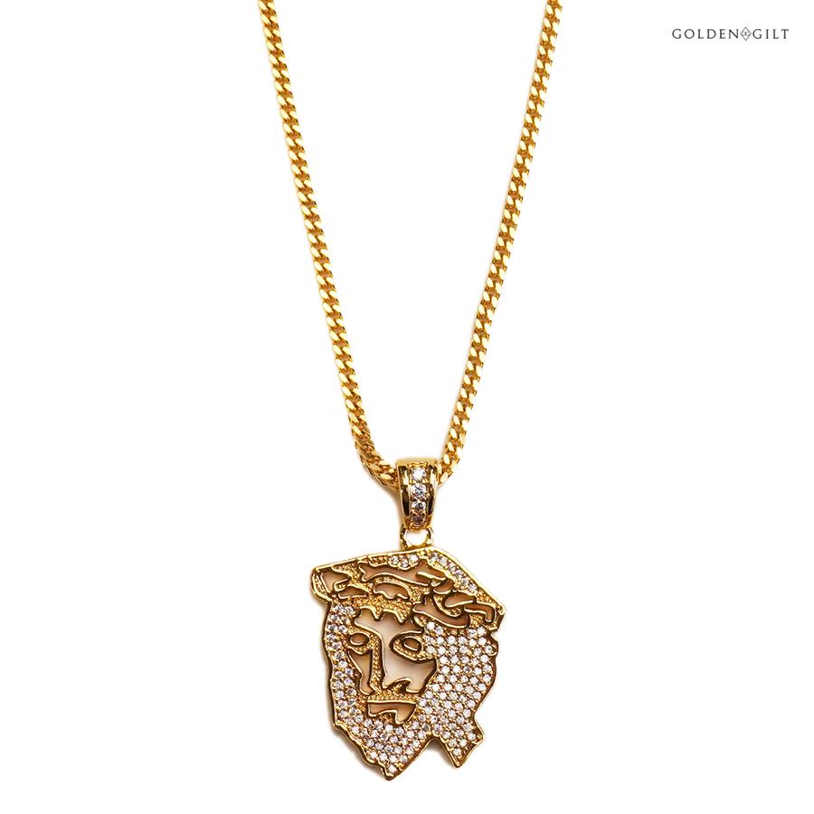 GOLDEN GILT ゴールデンギルト チェーン ネックレス ジーザス アクセサリー ジュエリー HIPHOP ヒップホップ ...
