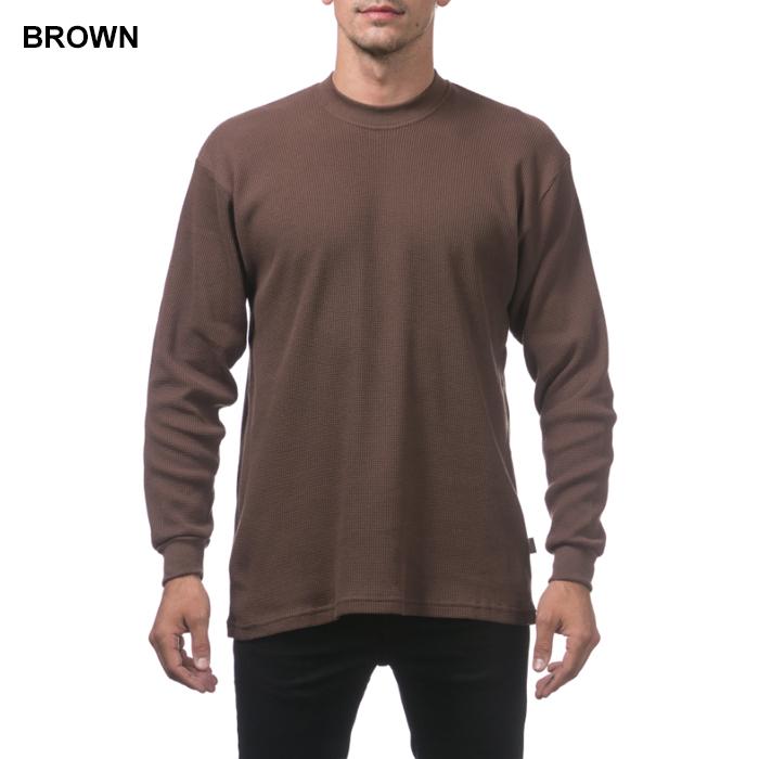 PRO CLUB THERMAL LONG SLEEVE シャツ HEAVY WEIGHT 8.1oz ヘビーウェイト : INDOOR ...