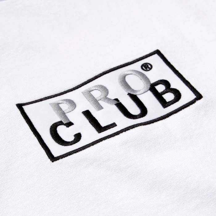 PRO CLUB メール便対応 PRO BOX LOGO T-SHIRTS WHITE/ BLACK : INDOOR CLASS - 通販 ...