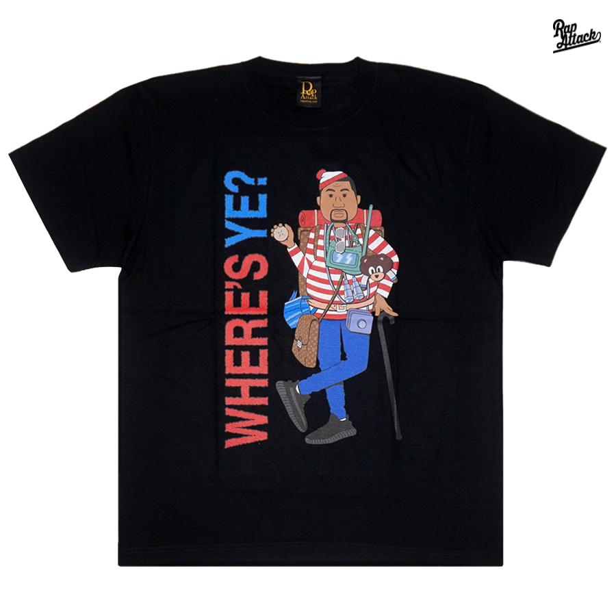 RAP ATTACK ラップアタック Tシャツ 半袖 TEE T-SHIRTS T SHIRTS ショートスリーブ HIPHOP ヒップホップ カニエ ウェスト KANYE WEST ...