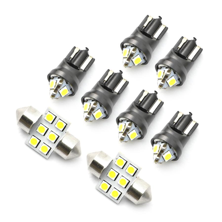 ZVW30 プリウス H21.5-H23.12 超高輝度3030チップ LEDルームランプ 8点セット : 3030room-0529 ...