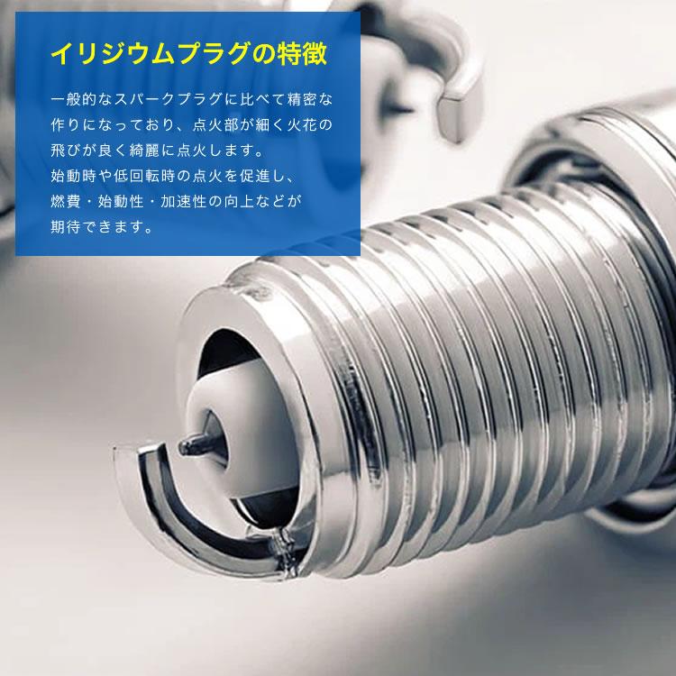 MC21S ワゴンR H10.10-H12.12 イリジウムプラグ スパークプラグ 3本 09482-00448/09482-00527/ ...