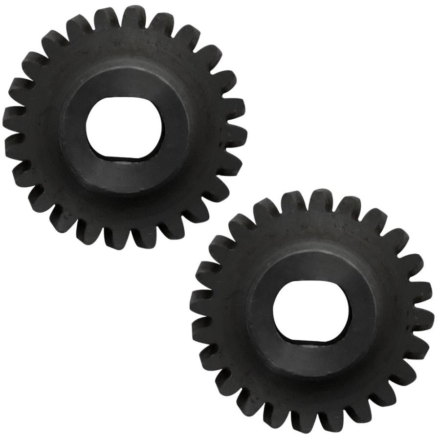 BE1/2/3/4/8 エディックス ドアミラー サイドミラー ギア ギヤ 24歯 2個 金属製 電動格納ミラー 互換品 モーター用歯車 ...