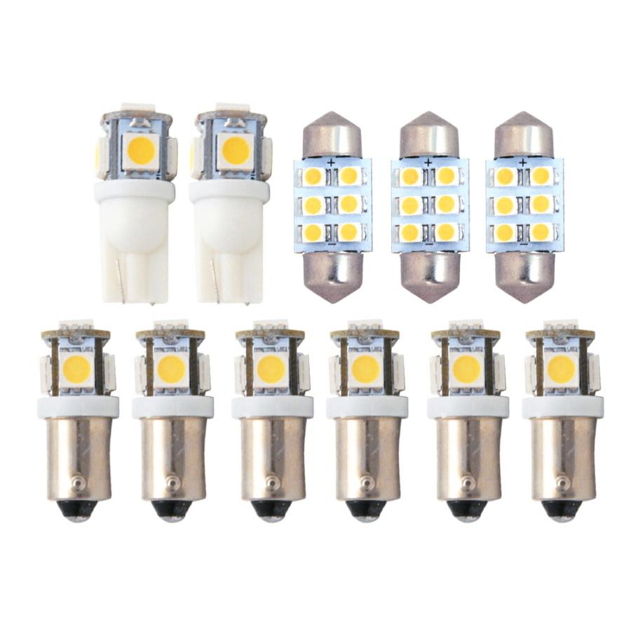 E51 エルグランド [H14.5-H22.7] 電球色 ウォーム 純正球交換型 極LEDルームランプ 11点 : イネックスショップ - 通販 - Yahoo!ショッピング