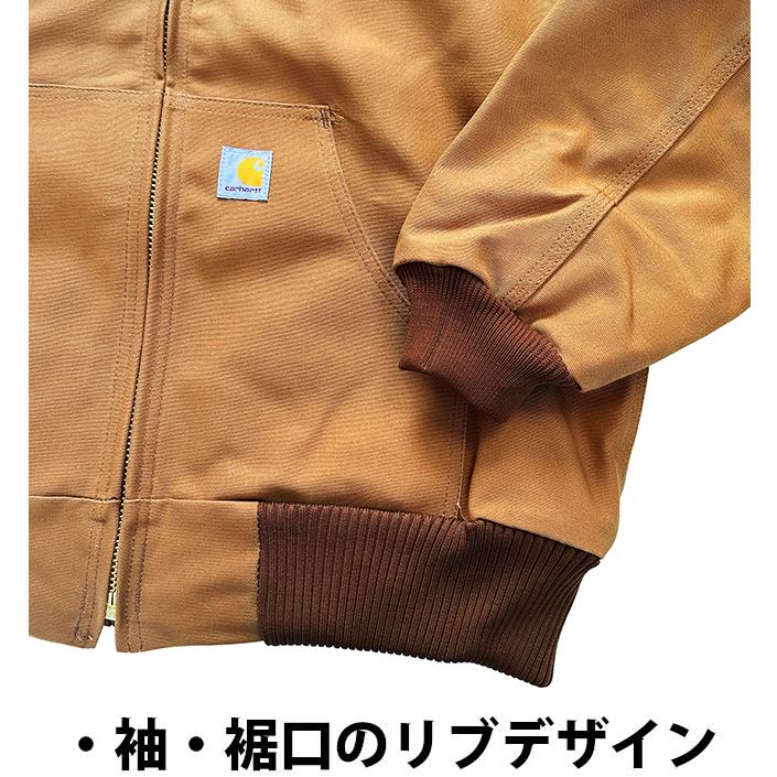 ジャケット カーハート carhartt J140 メンズ FIRM DUCK INSULATED FLANNEL LINED ACTIVE ...