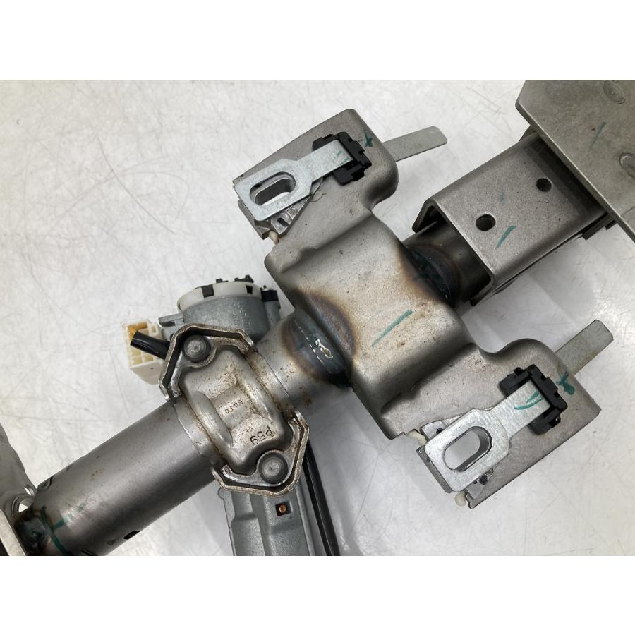 割れ無 動作OK H27年 DA17V エヴリィ 純正 ステアリングシャフト キーシリンダー セット 48210-64P10 (A1624 ...